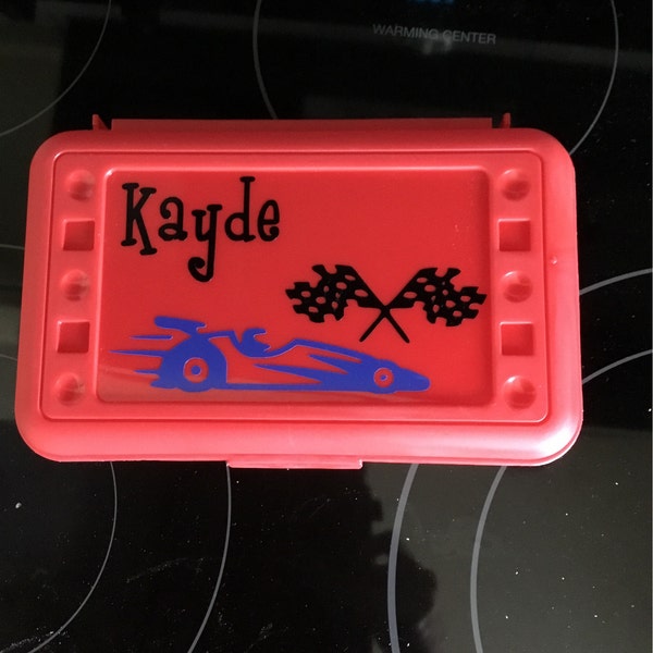 Personalized Pencil Box | School Supplies | Plastic School Box | Crayon ...