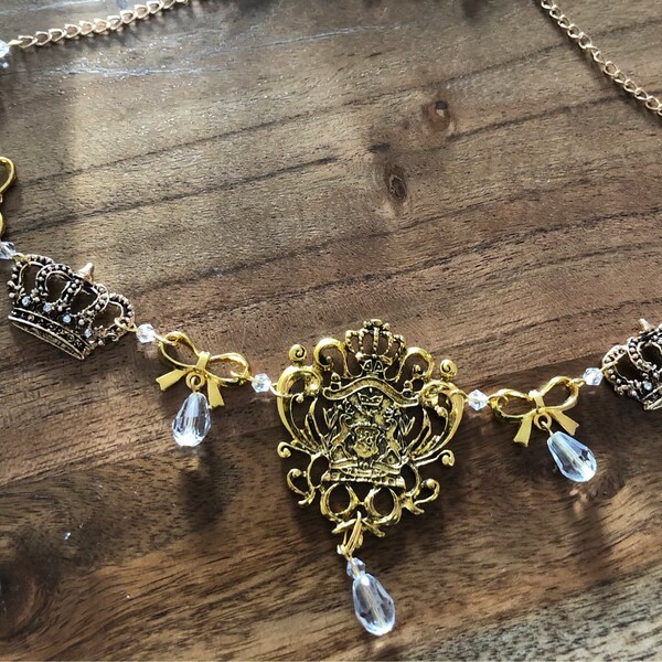 Made to Order: Royal Collar Necklace/belt - Etsy