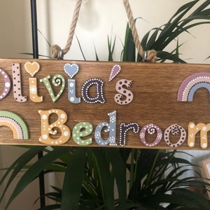 Bedroom Door Sign Personalised Bedroom Sign Personalised | Etsy