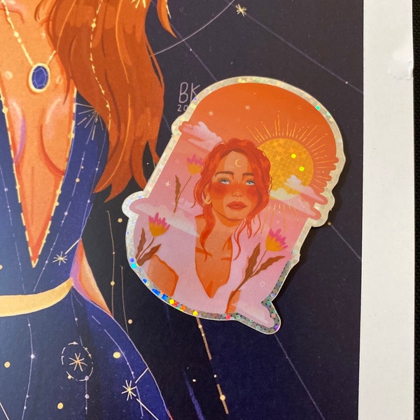 The Sun Sticker - Etsy