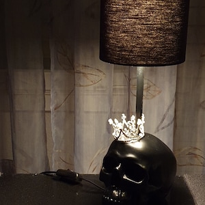 Silver Skull // Skull Decor // Gothic Decor // Handmade by Haus of ...