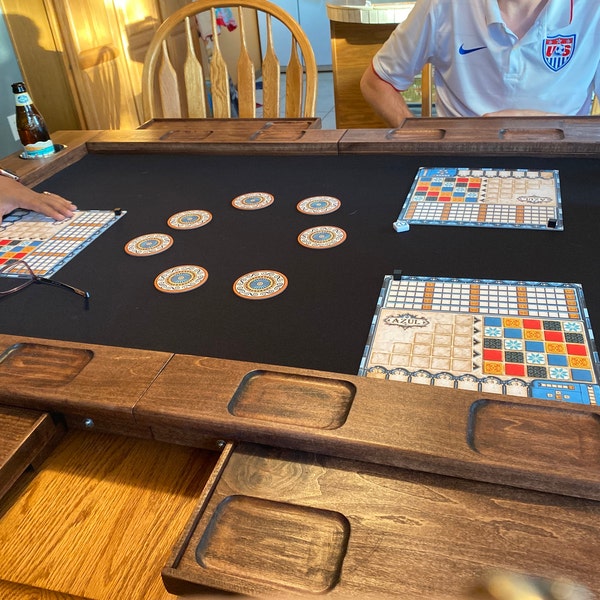 Board Game Table Topper With Added Shelves - Etsy
