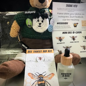 Bee Revival Kit With Plantable Paper rose Gold | Etsy