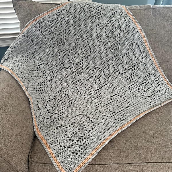 Kobe (cow) Filet Crochet Written Pattern, Instant Downloadable PDF - Etsy