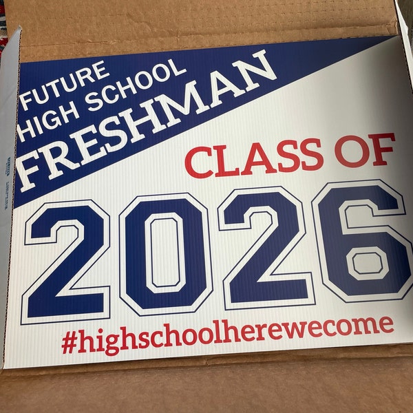 8th Grade Signs, Graduation Yard Sign, High School Graduation Lawn ...