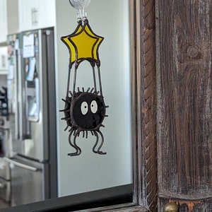 Soot Sprite, Stained Glass Ornament - Etsy