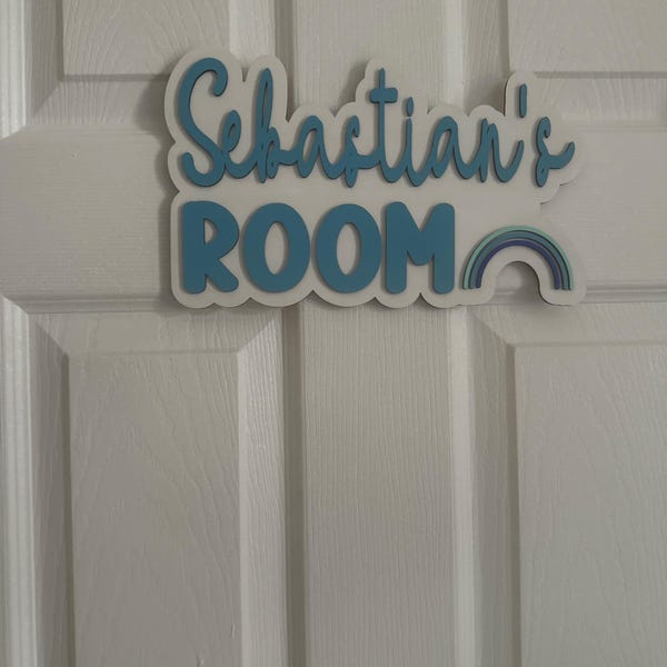 Personalized Kids Door Sign, Kids Door Name Sign, Nursery Wall Name ...