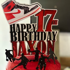 Premium Top Quality Jordan Sneaker/trainer Cake Topper 3D - Etsy