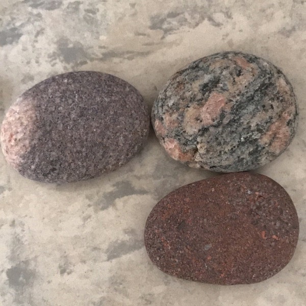 Oblong Tiny Beach Stones 100 Pcs - Etsy