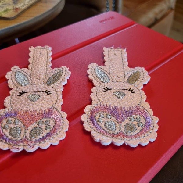 DIGITAL PATTERN, Bunny Key Fob, Rabbit Pom Fob, ITH, 4x4 & 5x7 Easter ...