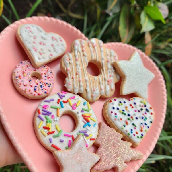 1 MINI Donut Sugar Cookie Ornament Donut Tree Ornaments Baker Bakery ...