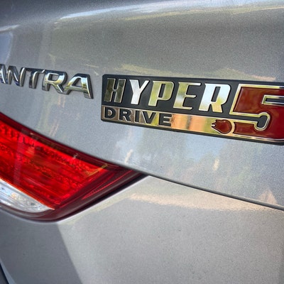 Hyper Drive Star Wars Car Emblem Chrome Plastic Not a Decal / Sticker ...