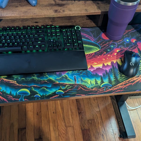 Eldritch Inferno Design 4, Desk Pad, Mouse Pad, Desk Mat, Celestial ...