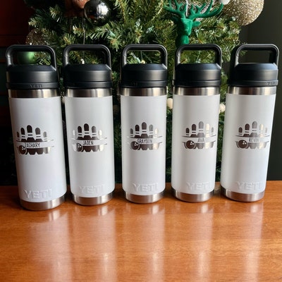 Custom Stainless Steel Yeti® Water Bottle Laser Engraved Water Bottle ...