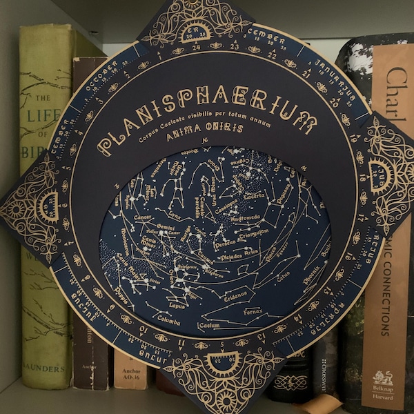 Star Finder, Star Map, N. Hemisphere Planisphere,'planisphaerium ...