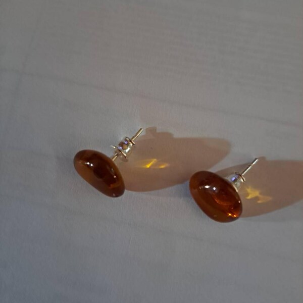 Massive Natural Baltic Amber Pendant, Golden Color Resin Stone Amber ...