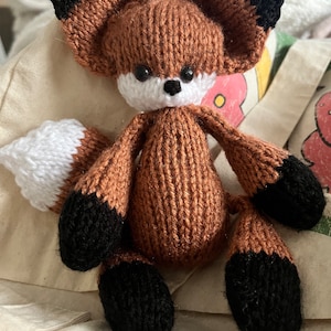 Sir Percival, the Gentleman Bear Handmade Knit Toy, Monocle Bear in a ...