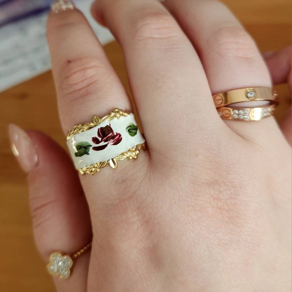 Cute Number Ring. Luxury Ring. Coco Ring. Number 5 Ring. - Etsy