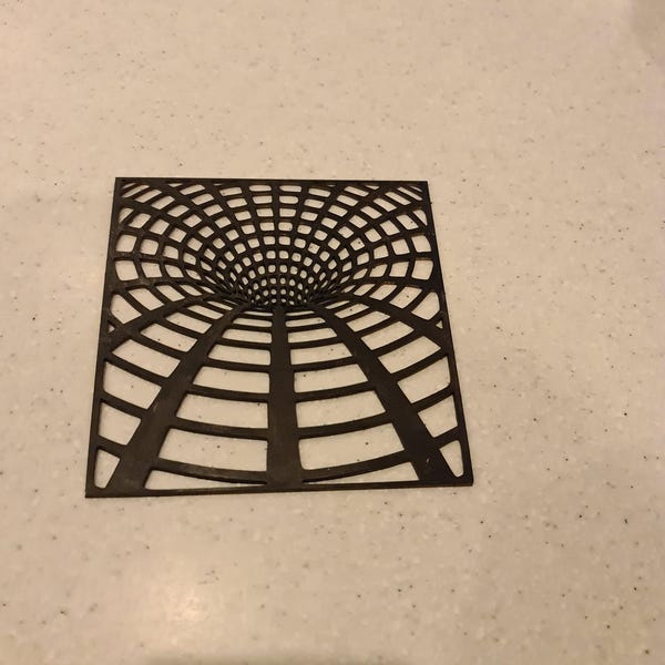 Worm Hole Laser Cut Dxf Glowforge Svg File Wall Art Decor Cricut ...