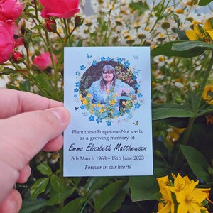 Personalised Teacher Forget Me Not Seed Gift End of Year - Etsy UK