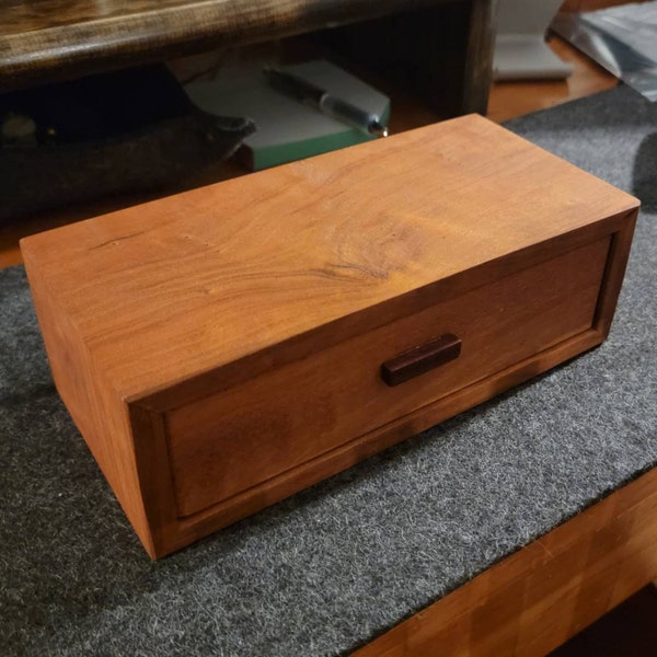 Handcrafted Cypress and Mahogany Wood Drawer - Single Drawer Box - Wood ...