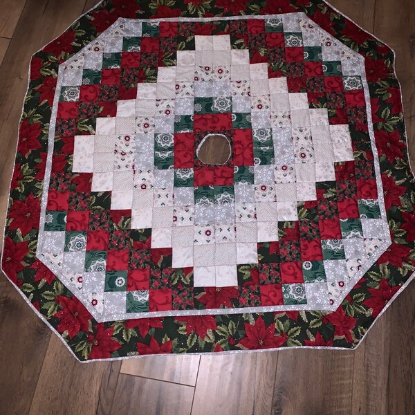 Winterberry Tree Skirt Quilt Epattern,4094-14e, Digital Pattern ...