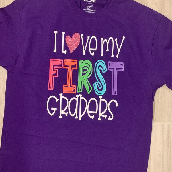 I Love My First Graders Svg, First Grade Svg, Teacher Svg, Back to ...