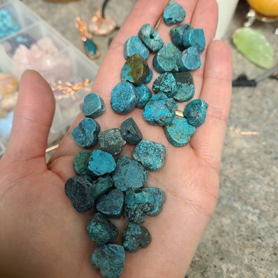8 Genuine Larimar Beads Half Strand 5 Mm Diameter Round Orb Ball Shape ...