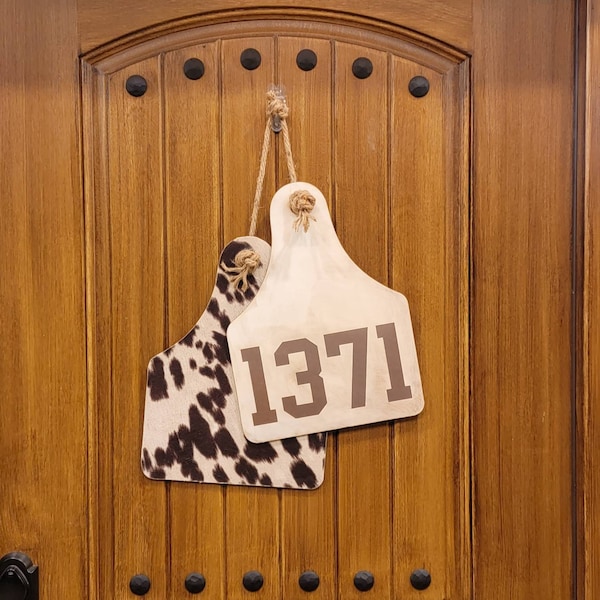 Farmhouse Decor, Cow Tag, Eat More Beef, Farmer Support Wall Decor, Cow ...