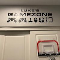 Game Room Sign Video Game Wall Decal Gaming Room Decor Vinyl - Etsy
