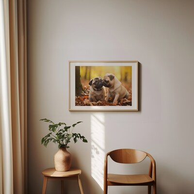DIN A Black Frame Photoshop Mockup for Art and Printables ISO Leaning ...