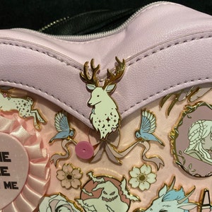 Magical Stag Pin Magic Enamel Pin Wizard Enamel Pin Bookish Pins Book ...