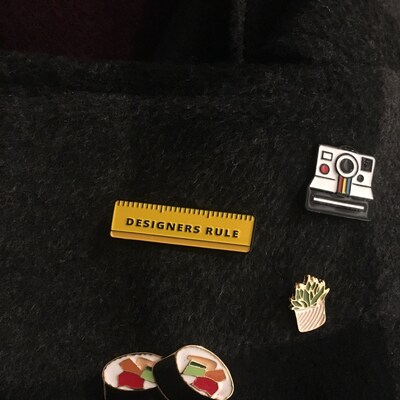 Designers Rule Enamel Pin - Etsy