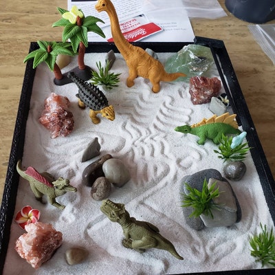 Dinosaur Zen Garden Jurassic T-rex Dino Mindful Work From Home Gifts ...