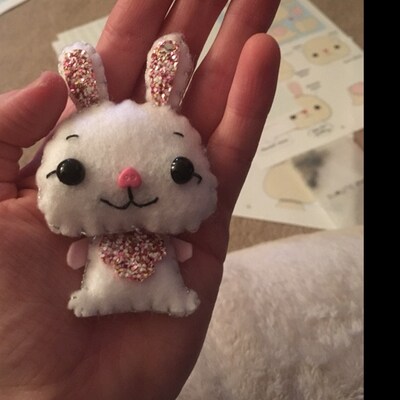 Bunny Pattern Felt Bunny PDF Tutorial Plush Sewing Tutorial Rabbit ...