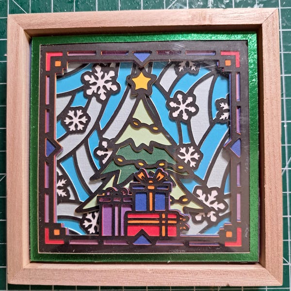 3D SVG Iris Mini Stained Glass Shadow Box, Iris 3D Svg, 3D Flowers Svg ...