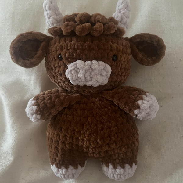 2-in-1 Blueberry Cows Crochet Pattern Bundle (amigurumi Highland Cow ...