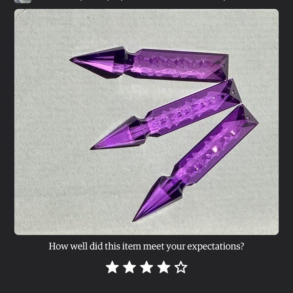 Topaz Purple Orange Crystal Wind Sun Chimes. Garden Art Patio Art ...