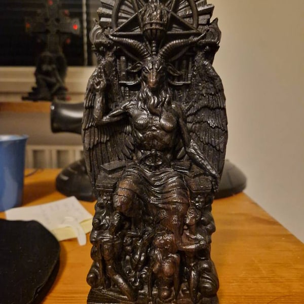 Baphomet Statue Home Altar for Wicca and Occult Enthusiasts - Etsy