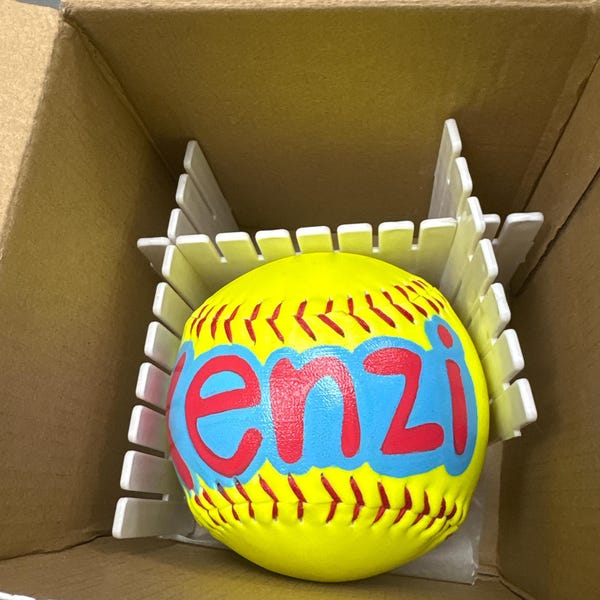 Custom Painted Softballs - Etsy