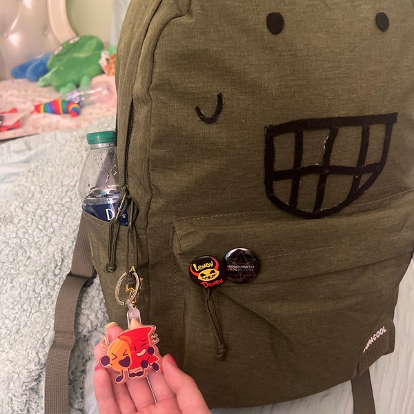 Coiny and Pin Tpot Keychain - Etsy