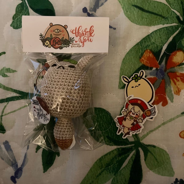 Amigurumi - GENSHIN Klee Dodoco Keyring *made2order* - Etsy