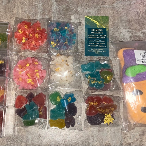 Edible Gemstone Candy: Vegan Kohakutou Crystal Jewel Box - Etsy