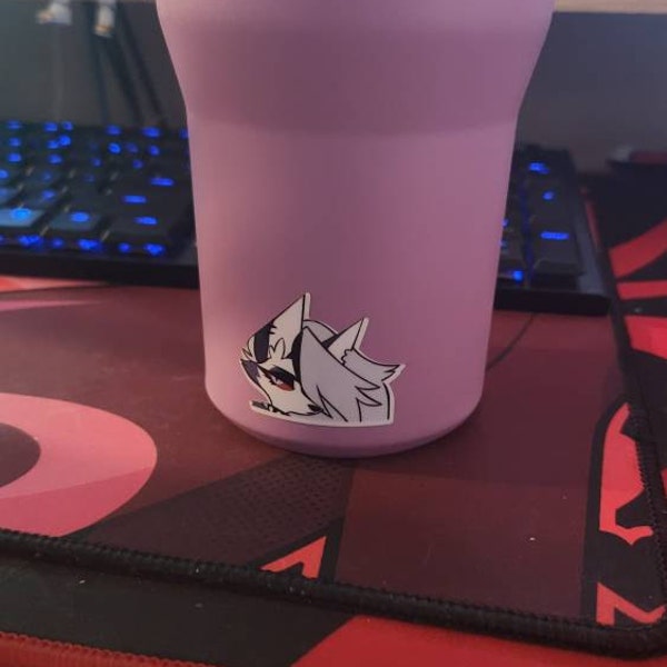 Front Facing Allan Smiling Friends Sticker Waterproof Adult Swim Decal ...