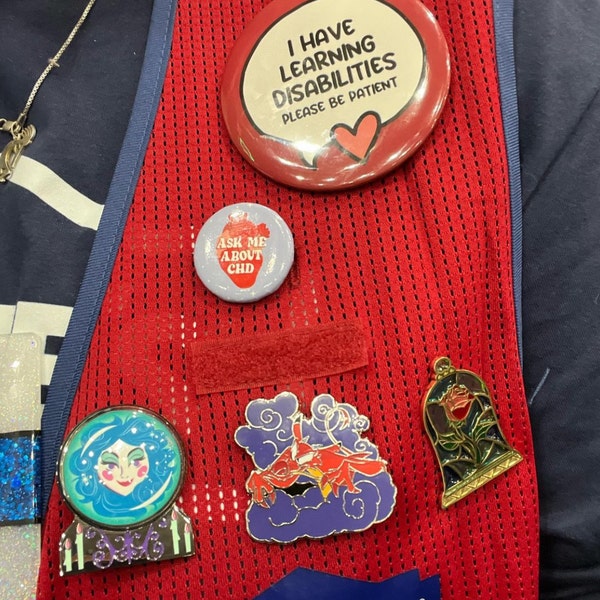 CUSTOM Speech Bubble Pinback Buttons || I Have / I Am Disability ...