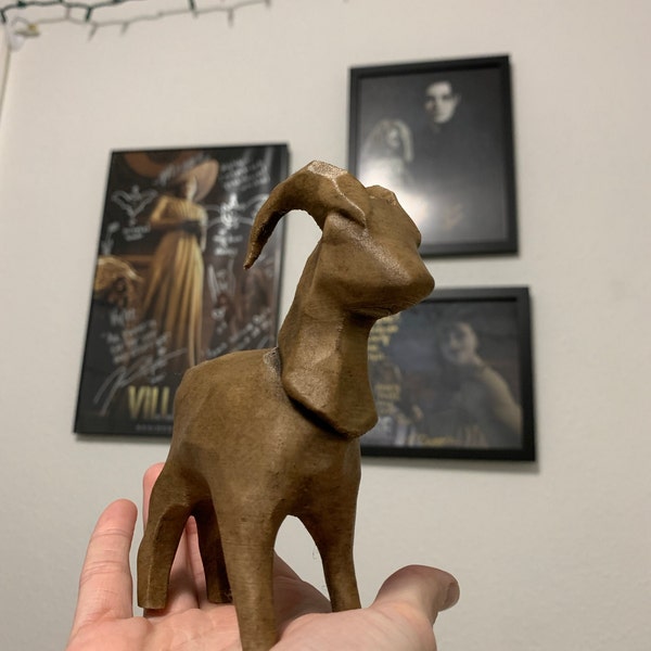 3D Printed Hand-painted Goat of Warding Statue Figure Inspired by ...