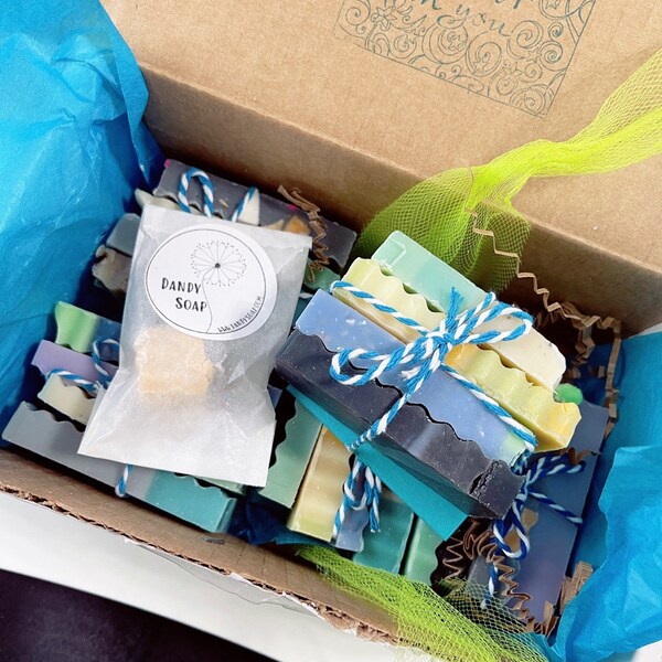 Soap Sample Pack Handmade Soap Variety Stack Mini Soap Bundle Travel ...