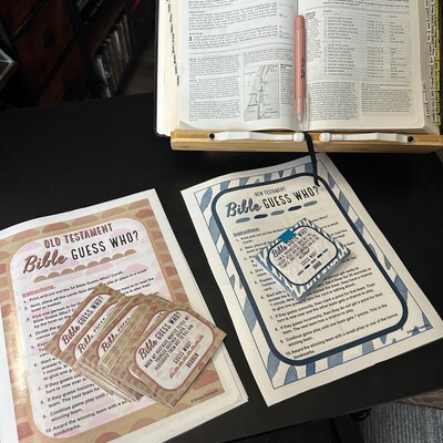 New Testament Bible Sword Drill Game Bible Game Find the Verse ...