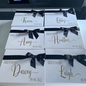 Extra Large Navy Blue Gift Box With Ribbon Large Navy Gift - Etsy UK