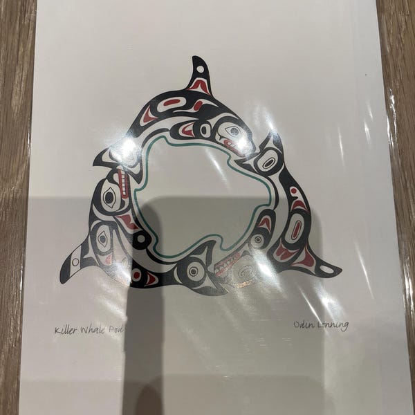 Raven by David Boxley Tsimshian Artist 6"x9" Art Card - Etsy